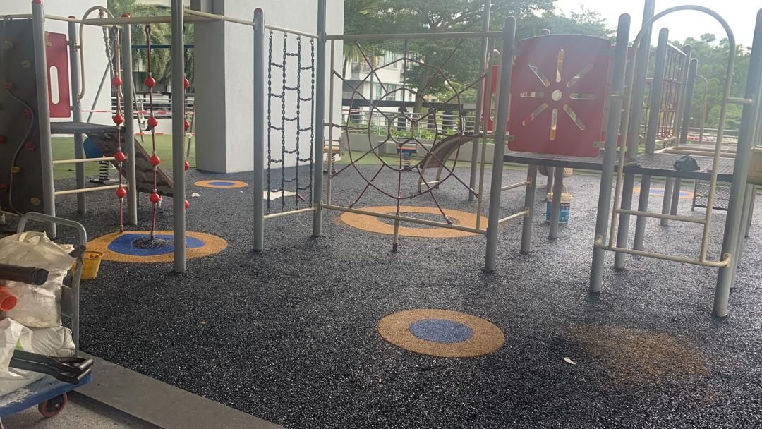 Installation of New EPDM & Design at Seni Mont Kiara, KL - KAS Binasama