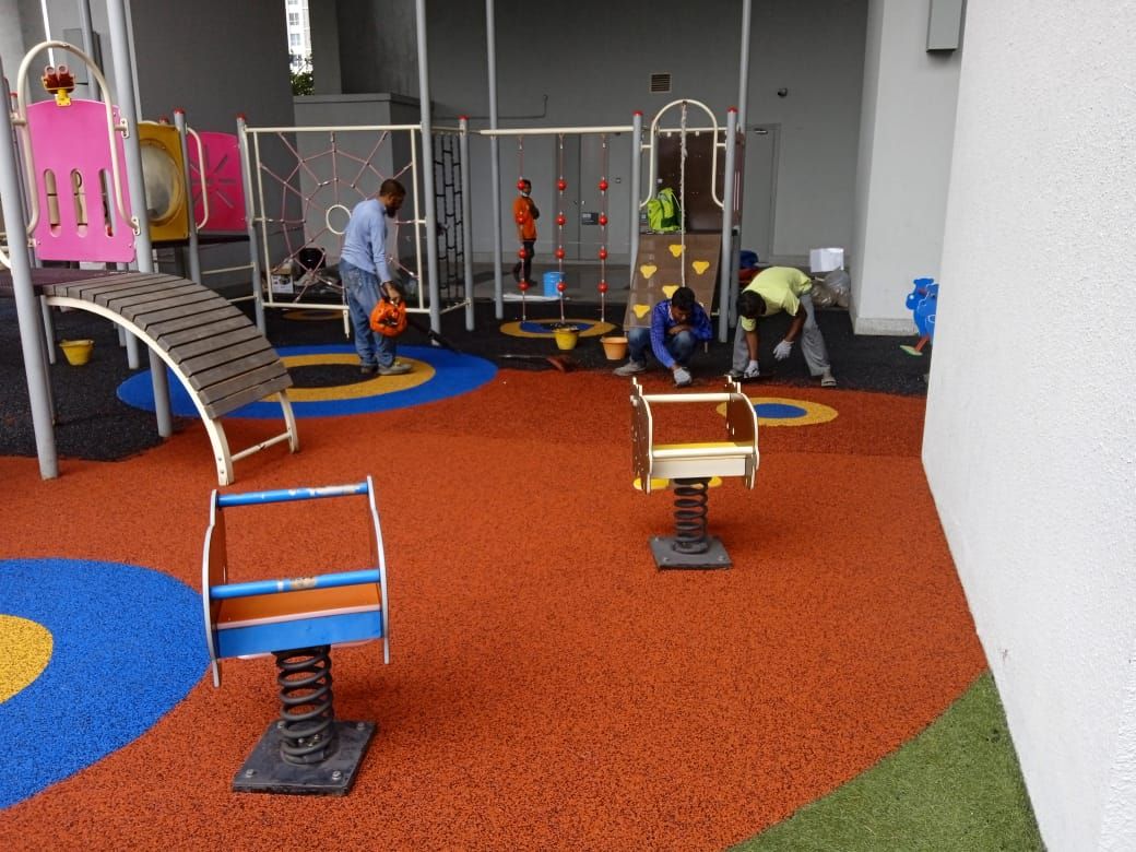 Installation of New EPDM & Design at Seni Mont Kiara, KL - KAS Binasama